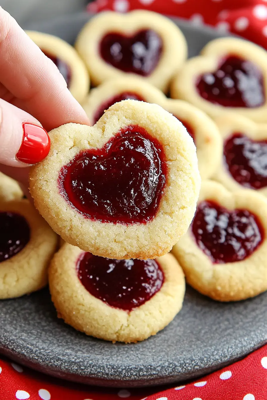 Heart Jam Cookies Recipe – Buttery, Sweet & Easy to Make - Note the Recipe
